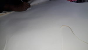 Cow Wet White Crust Leather. » Nesa & Mia Leather