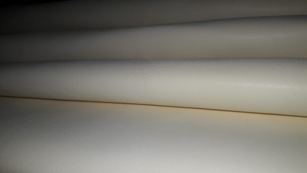 Wet White Goat Crust Leather » Nesa & Mia Leather