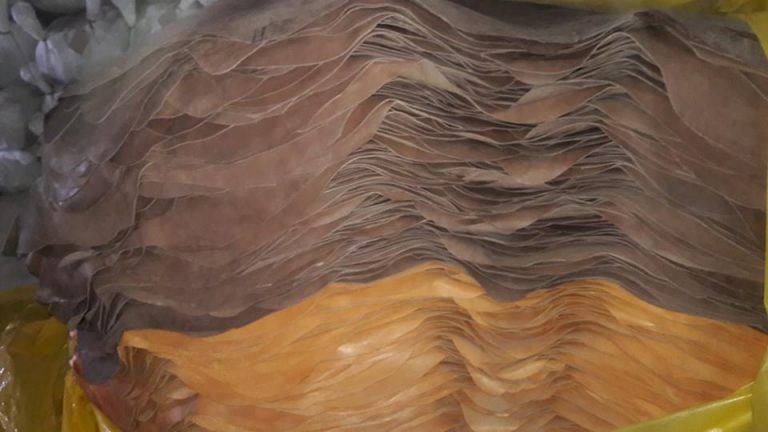 Vegetable tanning cow crust leather » Nesa & Mia Leather